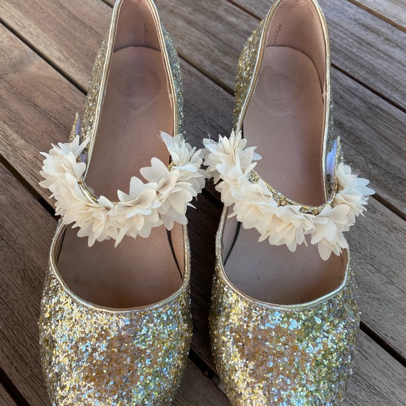 Chasing Fireflies | Shoes | Glitter Kitten Heel | Poshmark